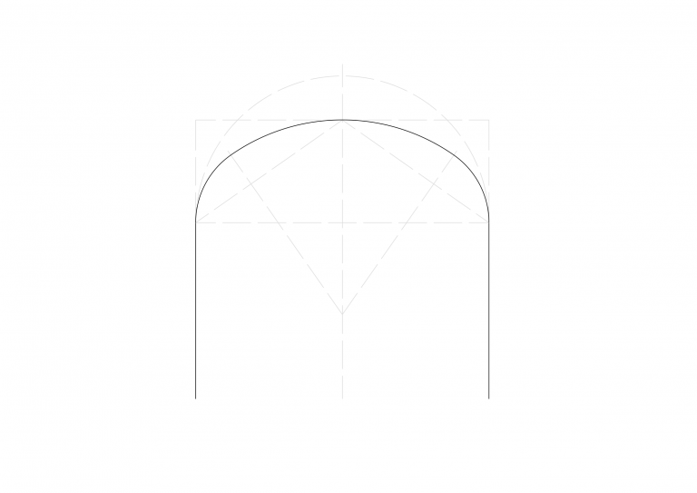 Korbbogen konstruieren – Hallimash